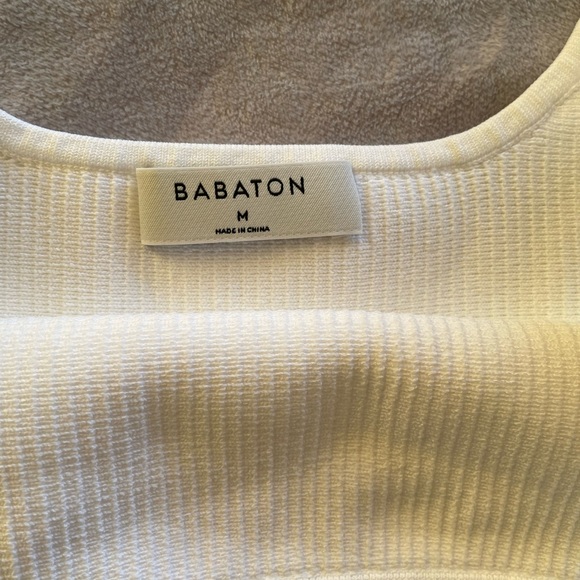 Babaton | Tops | Brand New Babaton Sculpt Knit Squareneck Cropped Tank ...